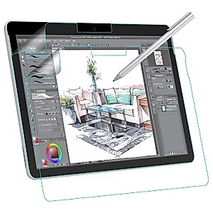 MoKo 2Pack PET Matte Screen Protector for Microsoft Surface Go 10.5 inch (2018/2020/2021/2023), Write, Draw and Sketch with Surface Pen, Anti Glare