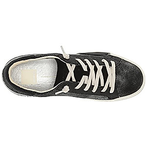 Dolce Vita Women's Zina Sneaker, Gunmetal Leather, 8.5