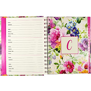 Peony Garden Large Address Book