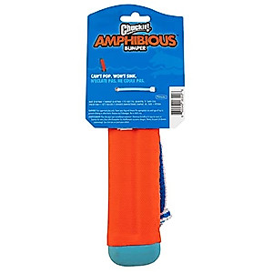 ChuckIt! Amphibious Bumper Fetch and Float Dog Toy, Medium (Colors Vary)