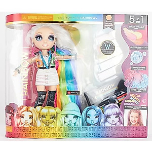 Rainbow High Hair Studio – Create Rainbow Hair with Exclusive Doll, Extra - Long Washable Hair Color & Complete Doll Clothes and Accessories- Fun Playset for Kids Ages 4+