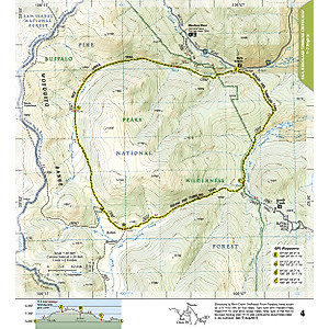 Colorado Backpack Loops North Map (National Geographic Topographic Map Guide, 1304)