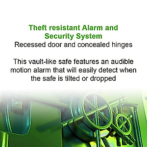 Honeywell Safes & Door Locks - 2609 Steel Submersible Waterproof 2 Hour Fire Safe; Digital Lock; Motion Alarm, 2.39 Cubic Feet Capacity, 27.8 Inches High x 18.1 Inches Wide x 21.6 Inches Deep, Black