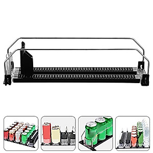 Cabilock Fridge Organizer Vending Machine Beverage Drinking Automatic Pusher Soda Can Organizer for Refrigerator Drink Dispenser for Shop Freezer Organizer Vending Machine