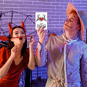 D24TIME Skeleton Halloween Wedding Card-Romantic Til Death Wedding Anniversary Card for husband wife Couples Spooky Anniversary Card for Boyfriend Girlfriend-Bridal Party Card-Til Death-4"×6"