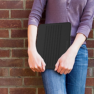 Bostone iPad Pro 12.9 Case 2021 5th Generation, 7 Viewing Angles Magnetic Stand, Smart Auto Sleep/Wake Protective iPad Pro 12.9 Case Cover Shockproof with Pencil Holder, Black