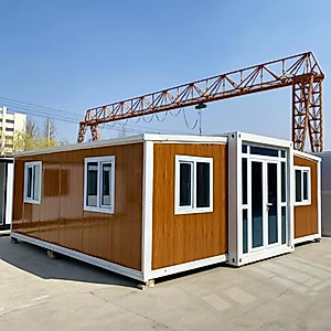 Prefabricated House Expandable Container House for Home Living House Cabin with 3 Bedrooms