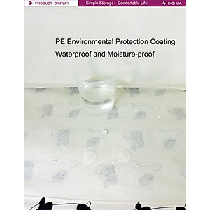 INGHUA Rectangular Storage Basket Fabric Organizer Bin for Toys,Books,Clothes,Gifts,Pets-Perfect for Home,Office,Nursery,Dorm,Shelf(Rec Bulldog)