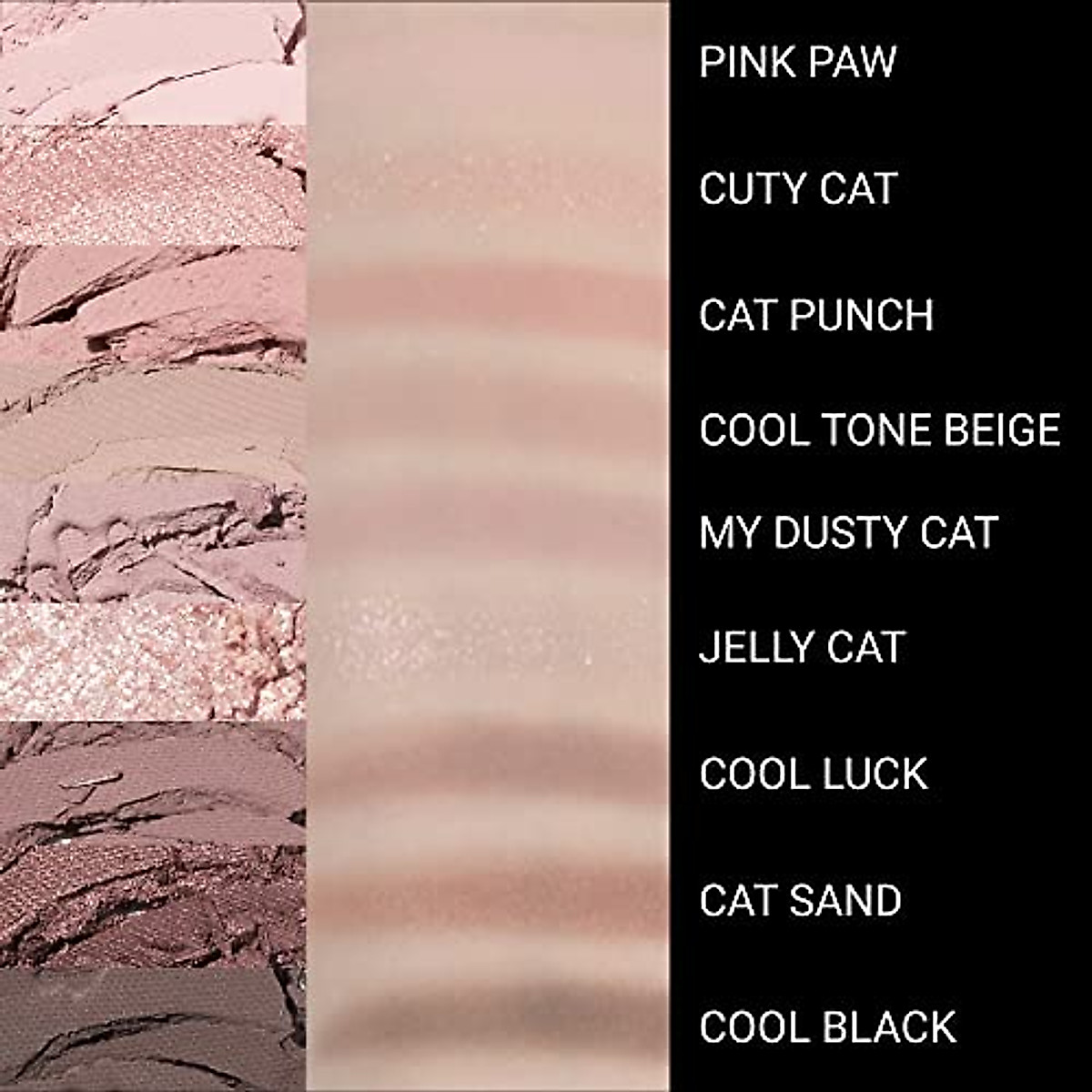 ETUDE Play Color Eyes | 9 Color Eyeshadow Palette With Soft & Pure Contour Shades (Dusty Cat)