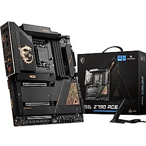 MSI MEG Z790 ACE Gaming Motherboard (Supports 12th/13th Gen Intel Processors, LGA 1700, DDR5, PCIe 5.0, M.2, 2.5Gbps LAN, USB 3.2 Gen2, Wi-Fi 6E, Thunderbolt, E-ATX)