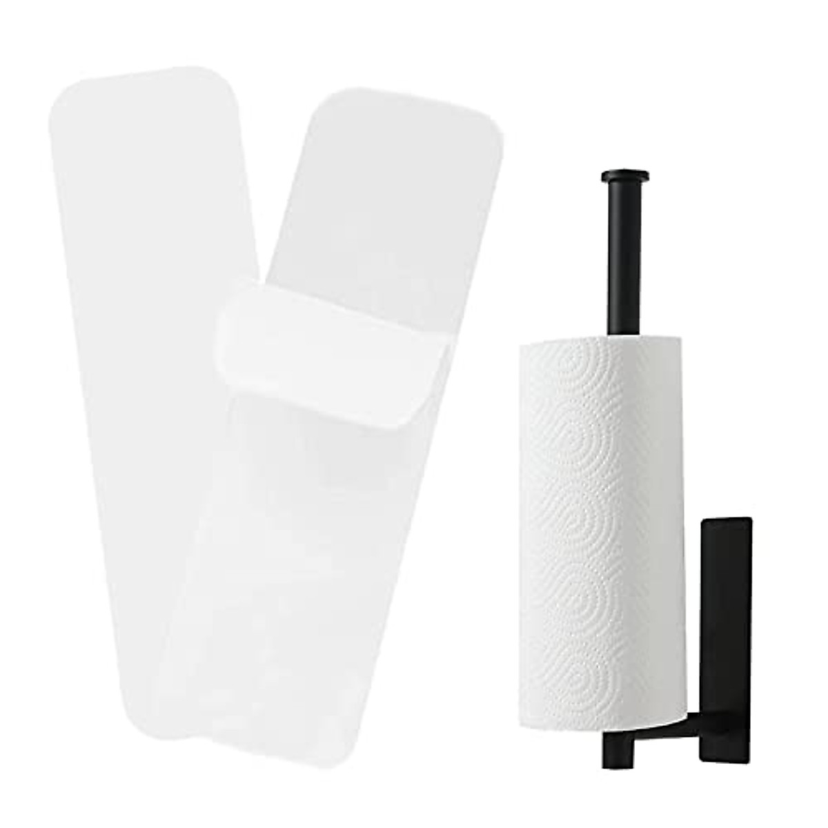 Self Adhesive Strips, Paper Towel Holder Replaces Stickers, Replacement Adhesive Strips Compatible with self Adhesive Paper Towel Holder,5.7 x 1.7 Inch-2 Pack