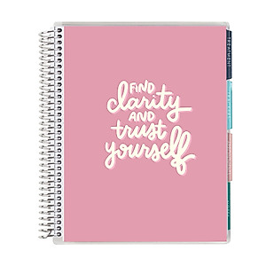 Erin Condren 7" x 9" Spiral Bound Medical Treatment Planner - Edition 2, Four Tabs, Treatment Tracking Spreads, Medical Information Pages, Support Log, Lined Note Pages
