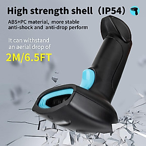 JIAN BOLAND Barcode Scanner USB 1D Wired CCD Barcode Reader Supports Screen Scan Bar Code Scanners for Store, Supermarket, Warehouse-U1