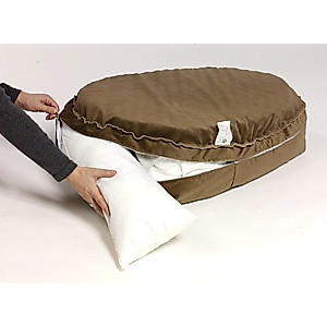 Bowsers Donut Bed, Medium, Pewter Bones