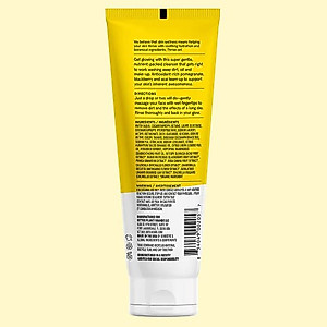 Acure Brightening Cleansing Gel, 100% Vegan for A Brighter Appearance, Pomegranate, Blackberry & Acai, Antioxidant, Rich & Super Gentle, All Skin Types, Superfruit + Chlorella, 4 Fl Oz