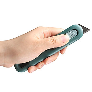 Nova Disposable Safety Knife, Utility Knife, Box Cutter, Fixed Compact Cut, Ambidextrous Feature, Ideal for Food Industry, Warehouse, for Cutting Boxes, Cartons, Packing. (3 Pack)