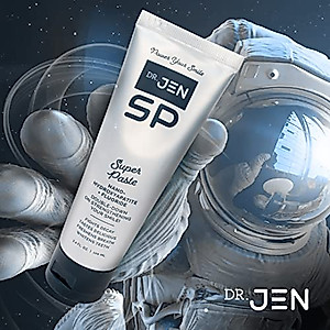 Dr Jen Super Paste Natural Remineralizing Toothpaste with 10% Nano Hydroxyapatite + Fluoride, Dentist Recommended, for Sensitive Teeth, Freshens Breath, Strengthen Enamel (3.4 oz)