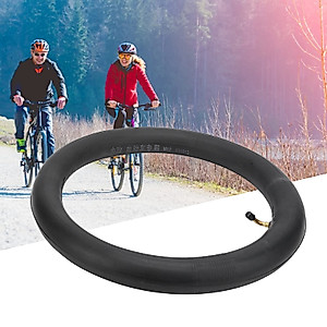 Keenso 16x2.5 Bike Inner Tube,Electric Bicycle Butyl Rubber Inner Tube with Bent Valve for Electric Bike Bicycle Tire
