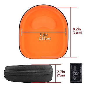 Geekria Shield Headphones Case Compatible with Bang & Olufsen Beoplay H95, H9i, H9, H8, H8i, H6, H4, H2 Case, Replacement Hard Shell Travel Carrying Bag with Cable Storage (Black)