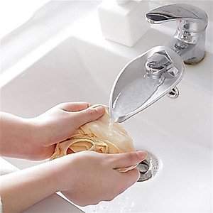 NEISHUI Faucet Cover, Safety Faucet Extender For Children Toddler Kids Hand Washing Baby Kids Hand Wash Helper Bathroom Sink