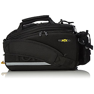 Topeak TT9648B Unisex Adult MTX DX Trunk Bag - Black, 36 x 21.5-29 x 25 cm/12.3 Litre