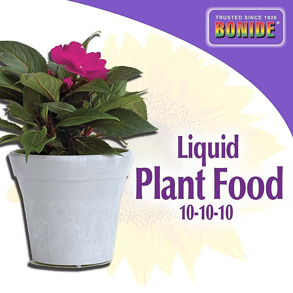 Bonide Houseplant Liquid Plant Food 10-10-10, 8 oz Concentrated Fertilizer for Indoors, Use Every Time You Water