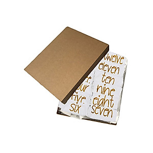 Newborn Baby Gift Set - 12 Pack Bodysuits (OS, Natural)