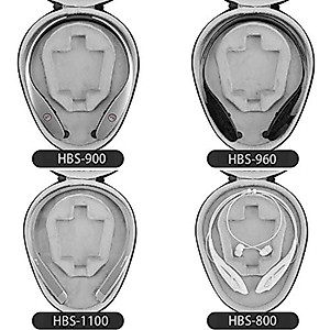 Geekria Shield Case Compatible with Bluenin, Sony, LG, Jabra, FKANT, COULAX Headphones, Replacement Protective Hard Shell Travel Carrying Bag with Cable Storage (Dark Grey)