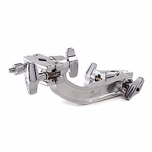 Pearl AX25L Single Accessory Clamp with Extended Locking, Two-Way, Double Forward/Side Tilting Expandable Drum and Cymbal Arm Clamps for Mounting Anywhere around the Drum Set (Fits 5/8" to 1-1/8" Pipes.)