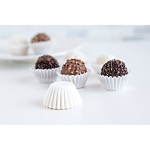 Fox Run White Disposable Bake Cups, Petit Four
