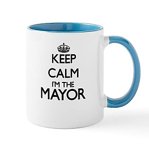CafePress Keep Calm I'm The Mayor Mugs Ceramic Coffee Mug, Tea Cup 11 oz