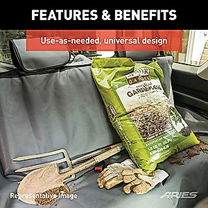 ARIES 3146-18 Seat Defender 58-Inch x 55-Inch Brown Waterproof Universal Bench Car Seat Cover Protector