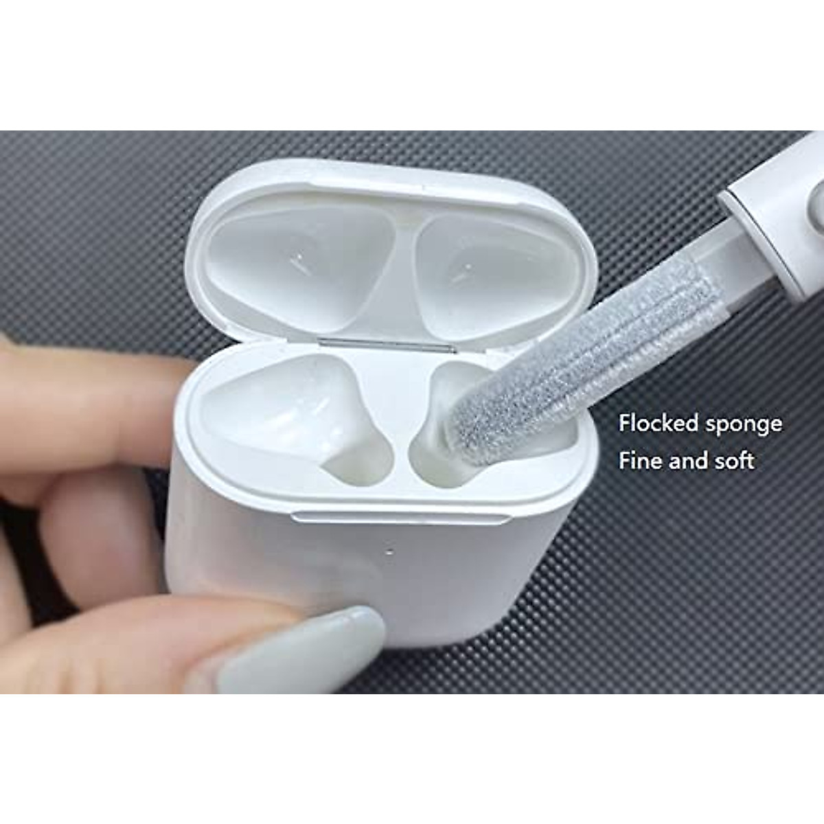 Airpods Cleaner Kit Soft Brush for Bluetooth Earbud Cleaning Airpod Pro Portable 3 in 1 Headphone Cleaning Pen Tools Earphone Cleaning Brush Tool for Earphone,Camera and Mobile Phone