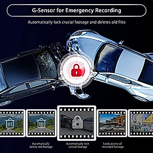 NexiGo D80 2.5K Mirror Dash Cam Front and Rear with Sony IMX335 STARVIS Sensor, 12 Inch Full Touch Screen, Super Night Vision, Emergency Recording, Waterproof Rearview Camera, Parking Assistance