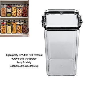 Kitchen Organization, Multipurpose Food Grade Food Storage Containers Special Sealing Mechanism Keep Dry BPA Free Clear  for Grains(#2)