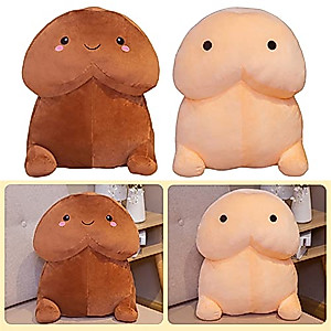 Meideli Cute Penis Plush Funny Stuffed Animal Simulation Penis Toy Sofa Pillow Ornament A 30cm