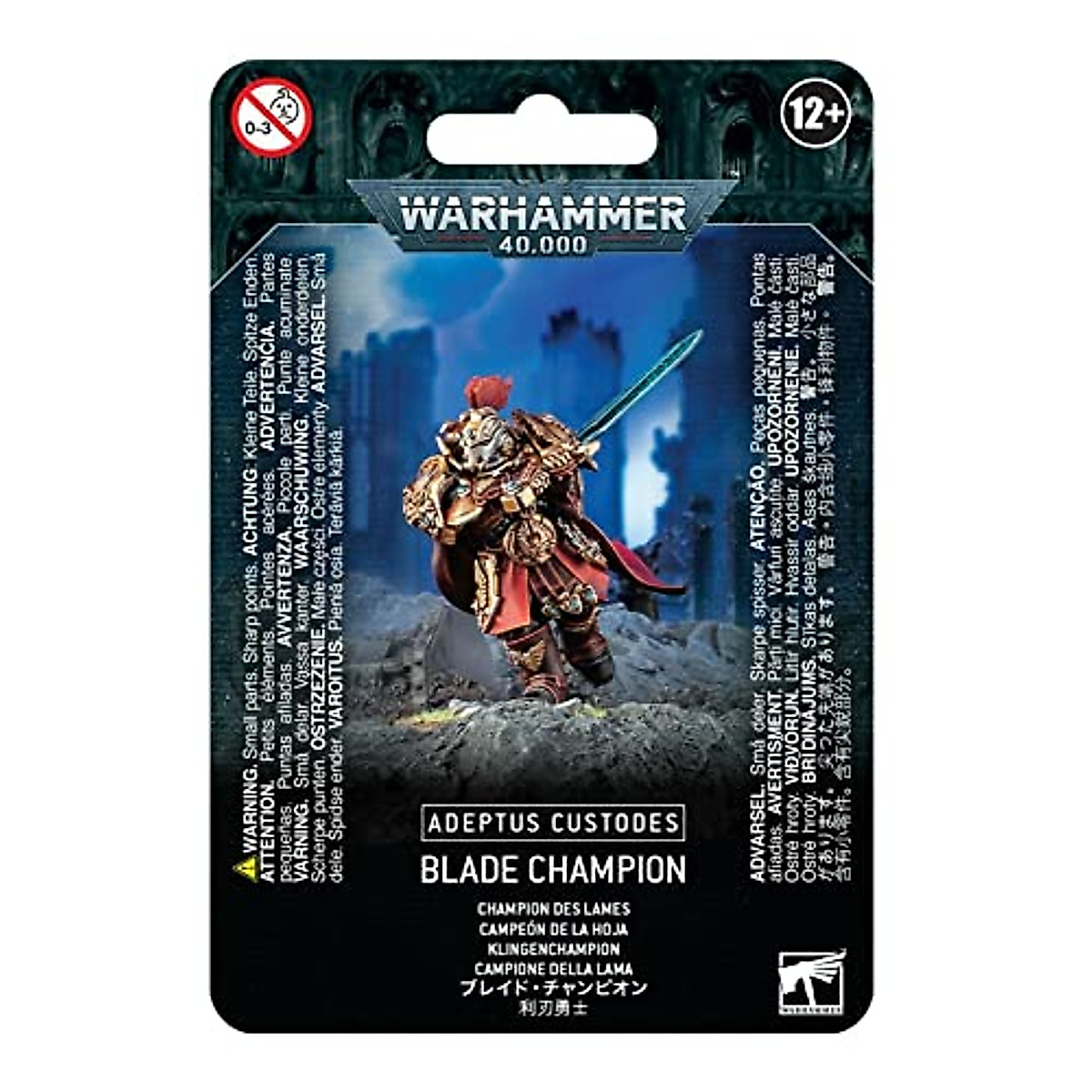 Blade Champion Adeptus Custodes Blister Warhammer 40K Nib