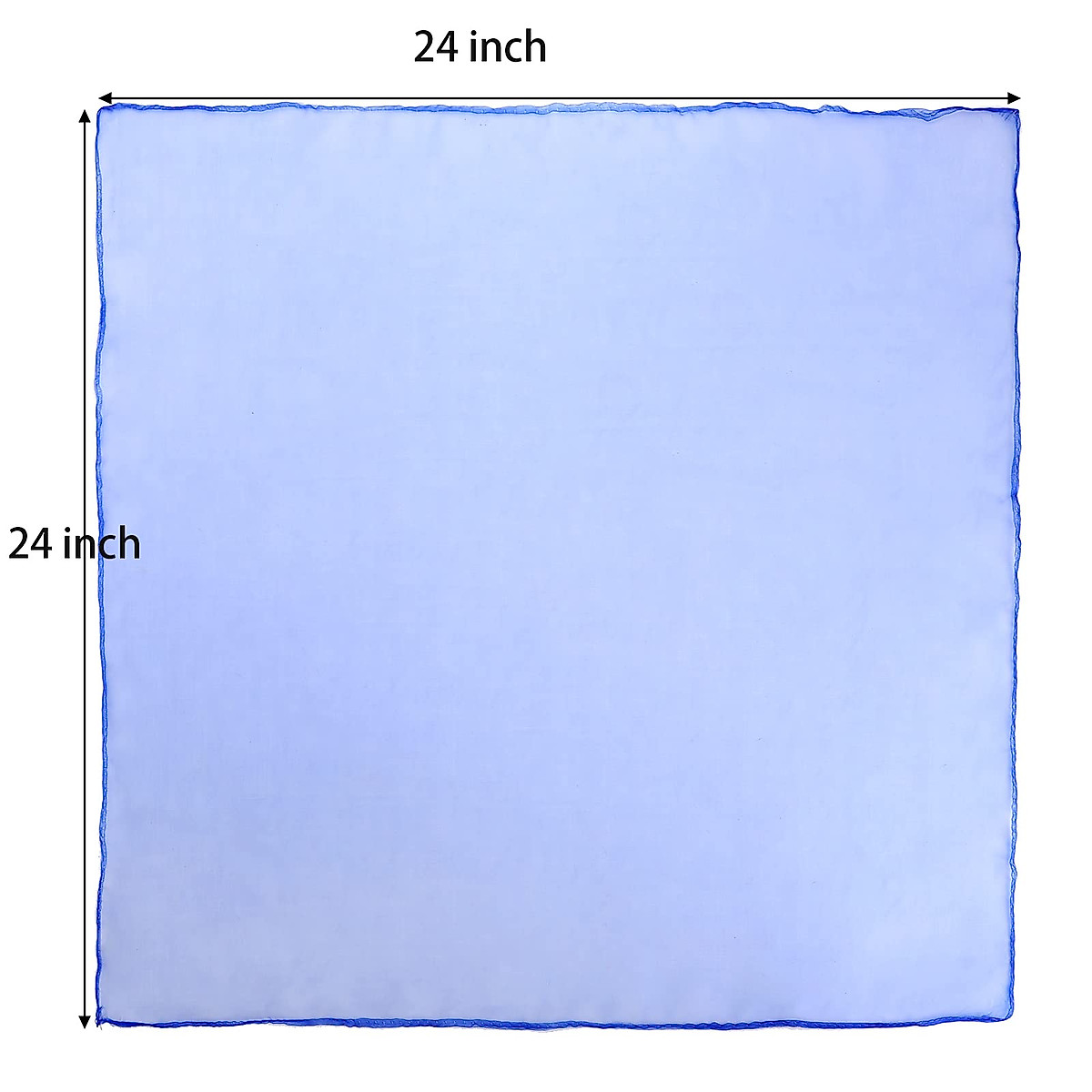 Jucoan 40 Pack Colorful Dance Scarves for Kids, 20 Colors Square Juggling Scarf Actives Scarves, 24 x 24 Inch Soft Ribbon Music Scarves Rhythm Scarves for Children Movement Play