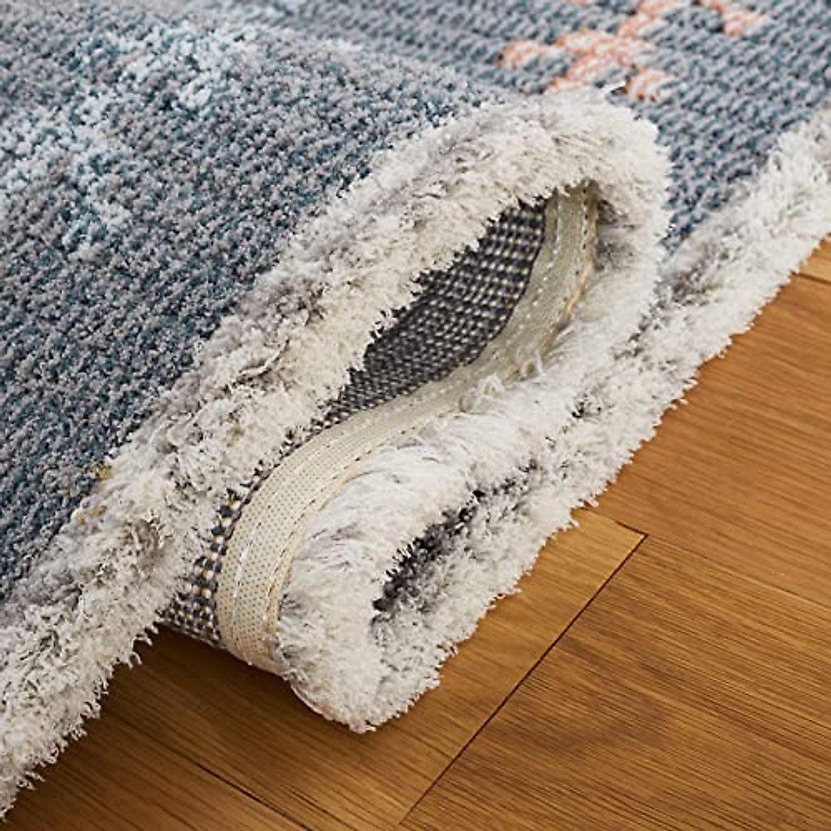Safavieh Marrakech Collection Area Rug - 9' x 12', Grey & Multi, Moroccan Boho Tribal Rustic Design, Non-Shedding & Easy Care, Ideal for High Traffic Areas in Living Room, Bedroom (MRK604N)