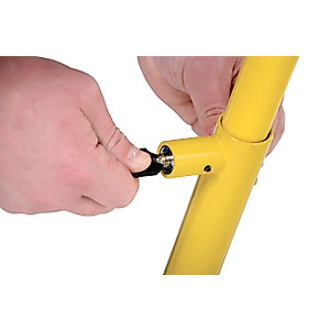 Vestil PARK-P-38-S Heavy Duty Parking Hoop, Yellow