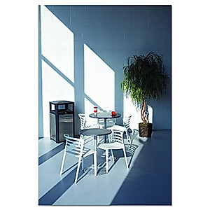 Safco Products 4-Piece Entourage Stack Chair Set, White