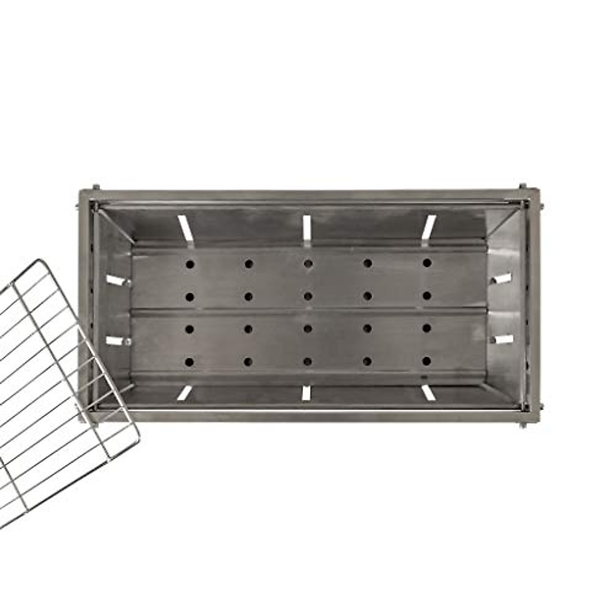 Fire Sense 63724 Stainless Steel Foldaway Charcoal Grill Heavy Duty Stainless Steel Construction For Outdoor Barbecues Camping Tailgating Traveling Charcoal Grate & Carry Bag Included