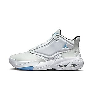 Men's Jordan Max Aura 4 (White UNI Blue Black, us_Footwear_Size_System, Adult, Men, Numeric, Medium, Numeric_9)
