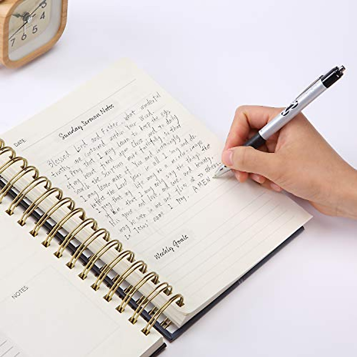 Mr. Pen- Christian Planner, 365 Pages, Daily Bible Journal, Prayer Journal, Bible Study Journal, Devotional Journal, Religious Gifts, Write the Word Journal, Christian Gift