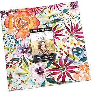 Coming Up Roses Layer Cake®, 42-10" Precut Fabric Quilt Squares by Create Joy Project