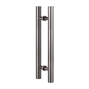 SUCHETA Modern Barn Door Handles Heavy Duty Commercial Grade Push Pull Handles Double Sided,Stainless Steel Door Grab for Interior and Exterior Door