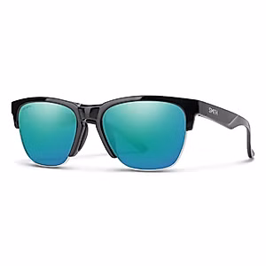 Smith Haywire ChromaPop Sunglasses, Black/chromapop Polarized Opal Mirror, one Size