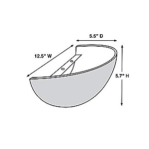 It's Exciting Lighting IEL-4300 Frosted Marble Glass Half Moon Sconce With Frosted Marbleized Glass Shade In Half Moon Shape, Battery Operated With No Electrical Outlet Required