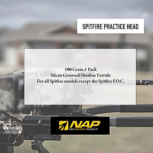 New Archery Products NAP Spitfire Practice Head 100 Grain