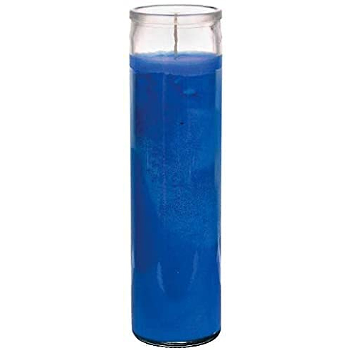 TopNotch Outlet Jar Candles - Red Yellow Blue Green Wax Candle (4 Pack) Sanctuary Vigils Blessings Prayers - Unscented Glass Jars Candle Set - Jar Candles